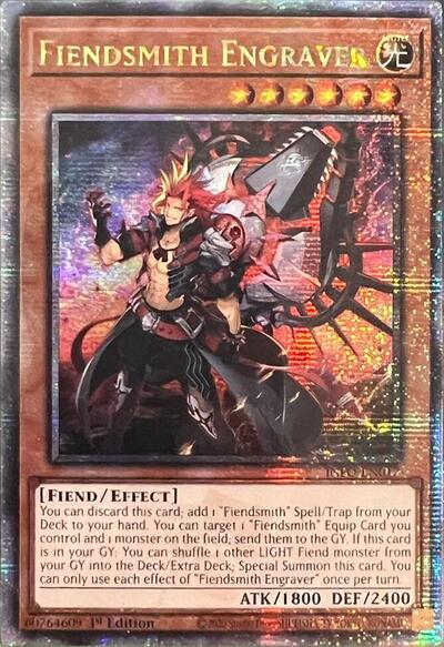 Fiendsmith Engraver (Quarter Century Secret Rare) - 1st Edition ...